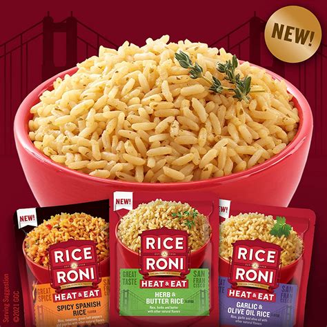 Rice A Roni Heat And Eat Rice 3 Flavor Variety Pack 8 8oz Pack Of 6