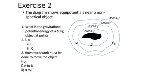 A Level Physics Gravitational Fields 2 Gravitational Potential