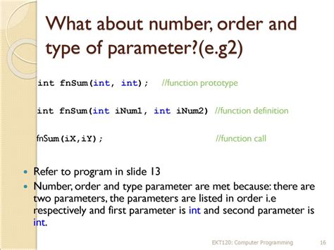 Week 5 Functions 1 Ekt120 Computer Programming Ppt Download