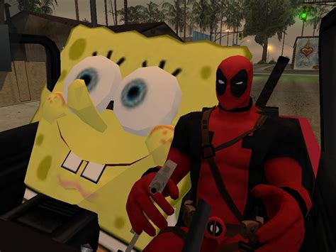 Deadpool And Spongebob By Joinspider On Deviantart