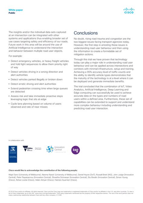 Cisco Smart Intersections Iot Insights Using Video Analytics And Ai Pdf