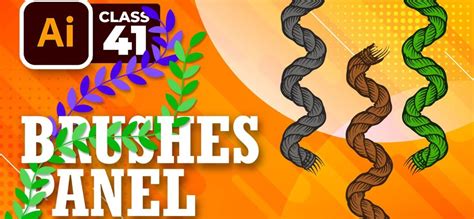 Brushes Panel In Adobe Illustrator 41 Urduhindi Tutorials Town