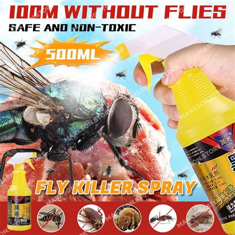 500ml Fly Killer Spray Effective Repellent Fly Killing Bait Odorless