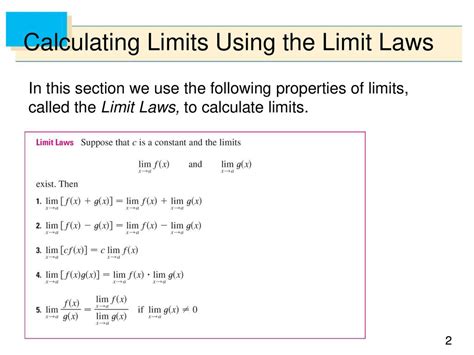 Limit Laws