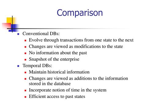 Ppt Temporal Databases Powerpoint Presentation Free Download Id 5622620