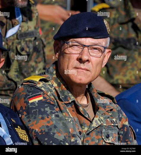 Vice Admiral Jan Christian Kaack Inspector Of The German Navy Rostock