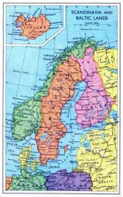 Map Of Norway With Major Cities And Towns