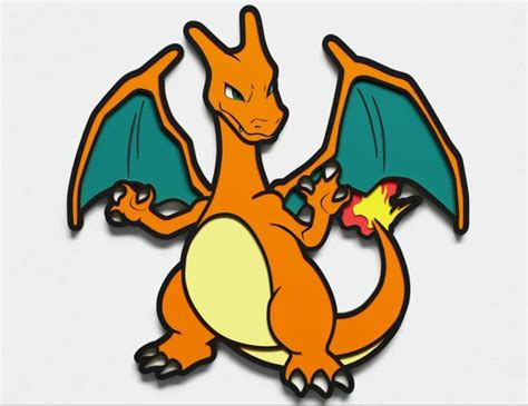 Vector Multicapa De Charizard Vectores Laser