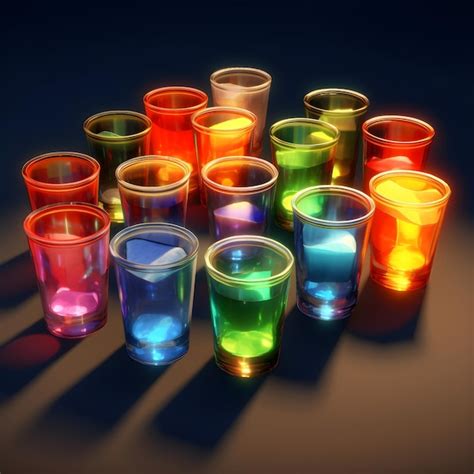 Colorful Shot Glasses Pictures Freepik
