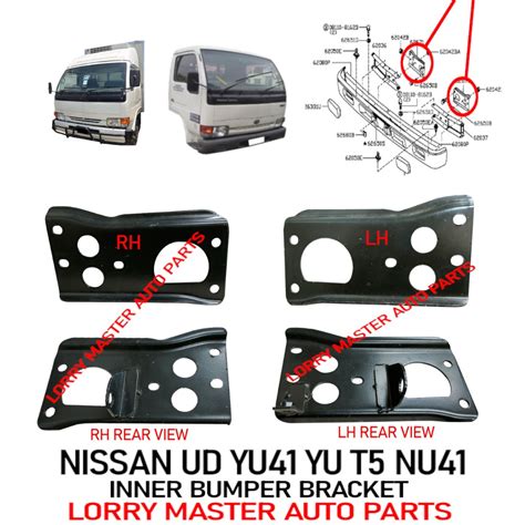 Nissan Ud Yu41 Yut5 Nu41 Inner Bumper Bracket Shopee Malaysia