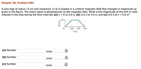 Solved Chapter Problem A Wire Loop Of Radius Cm Chegg