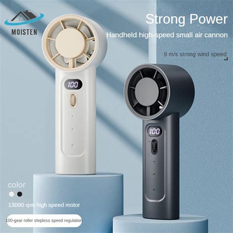 Turbo High Speed Handheld Mini Cooling Fan Usb Rechargeable Portable