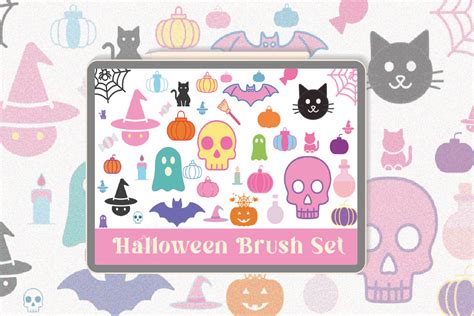 Halloween Procreate Brush Set Graphic By Come Cosi Design · Creative