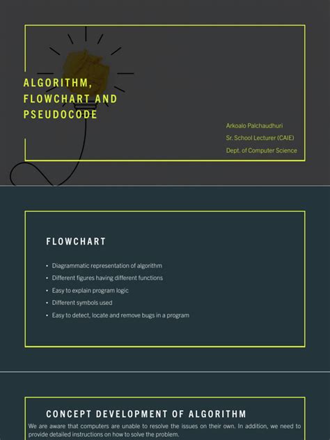 Algorithm Flowchart And Pseudocode Part 1 Pdf Algorithms