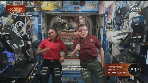 Syracuses Jeanette Epps Watches Solar Eclipse From 250 Miles Above