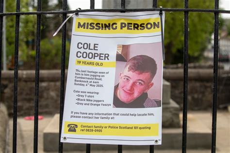 Mum Of Missing Scots Teen Cole Cooper Shares Heartbreaking Post After Weeks Of Searching The