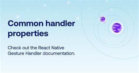common handler properties react native gesture handler