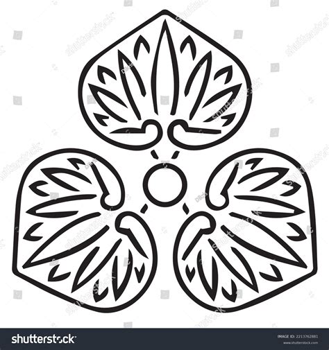 Japanese Clan Kamon Crest Symbol Japanese Stock Vector Royalty Free 2213762881 Shutterstock
