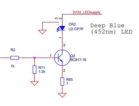 Npn Led Driver Why An Extra Resistor To Ground At The Base Electronics Forum Circuits