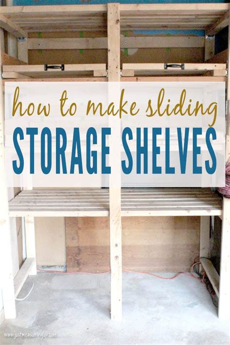 Diy Garage Shelves With Sliding Doors At Edgardo Bowers Blog