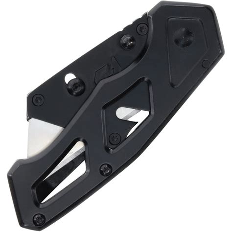 Schrade Tradesman Framelock Black Stainless Folding Razor Blade Pocket