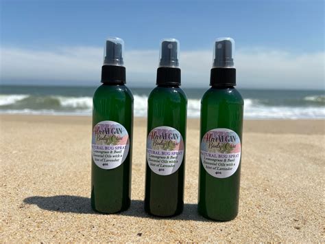 New Natural Bug Spray Lemongrass And Basil Essential Oils With A Hin
