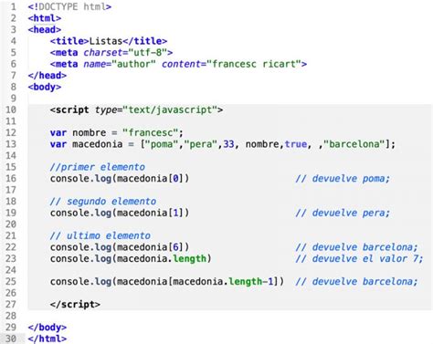 Tipos De Variables En Javascript