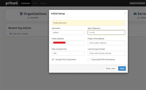 How To Install Pritunl VPN Server On Ubuntu GreenCloud Documentation