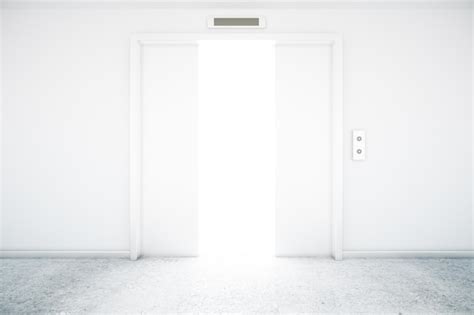 Premium Photo Elevator Door With Light