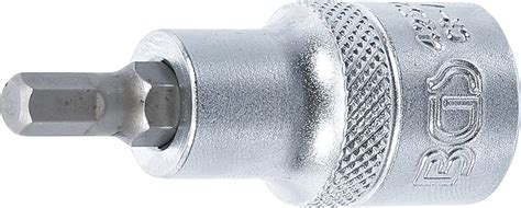 Bgs Technic Bit Socket 12 5 Mm 1 2 Internal Hexagon 6 Mm Purchase Online