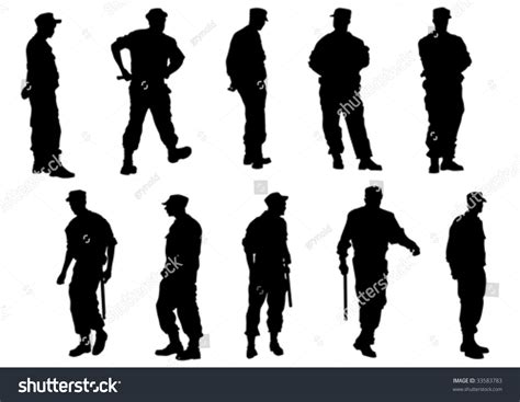Vector Image Police Officers Stock Vector Royalty Free Shutterstock