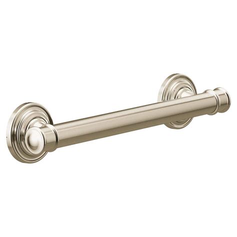 Moen Belfield 12 In Concealed Screw Grab Bar In Polished Nickel
