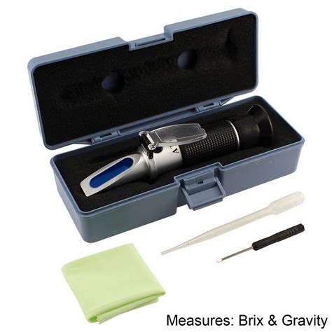 Brix And Gravity Refractometer With Automatic Temperature Control