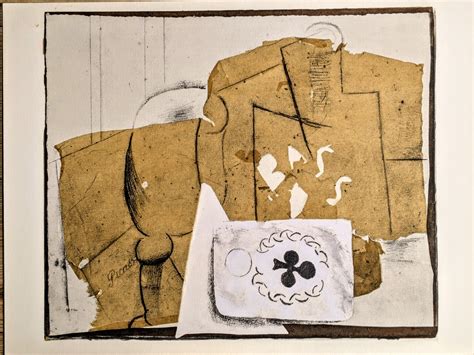 Pablo Picasso Bottle Glass And Cards Original Limited Edition