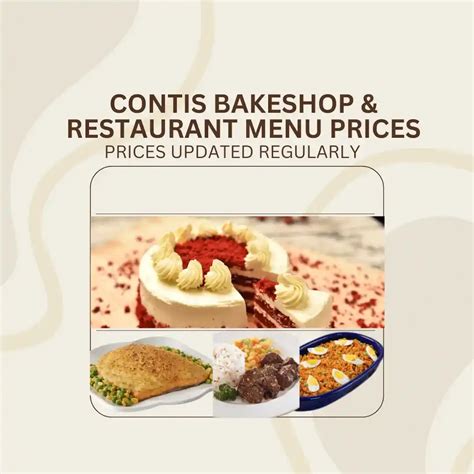 Contis Menu Prices Philippines July 2024 Updated Pricelist