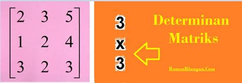 Cara Menghitung Determinan Matriks 3X3 Studyhelp