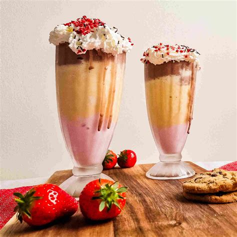 Neapolitan Milkshake Recipes Dairy Uk