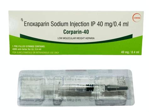 20 Mg Enoxaparin Sodium Injection Ip At 20000 Inr At Best Price In