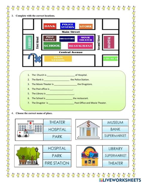 Places And Location Worksheet Worksheets Library