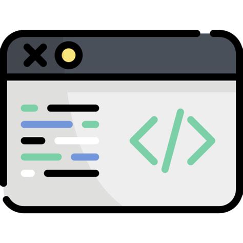 Code Kawaii Lineal Color Icon