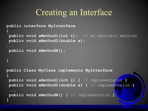 Java Interfaces Ppt