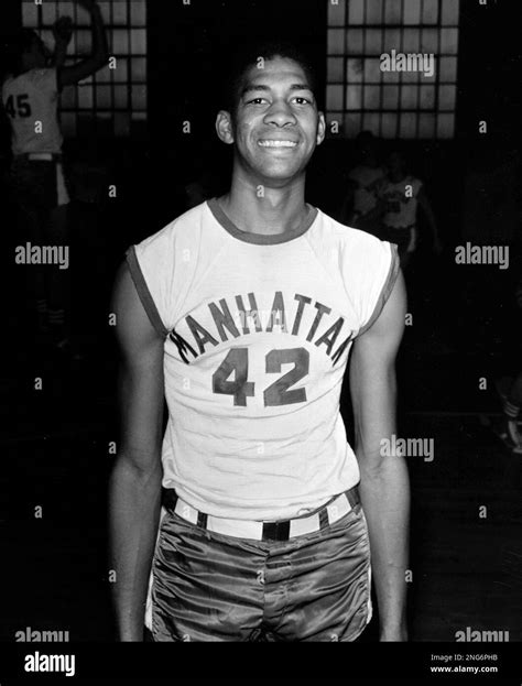 Manhattan College Center Junius Kellogg Is Seen Dec 5 1950 Ap Photo Robert Kradin Stock