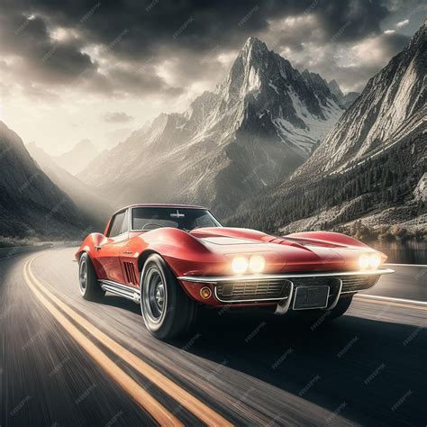 Premium Vector Hyperrealistic Vector Illustration Vintage Chevy