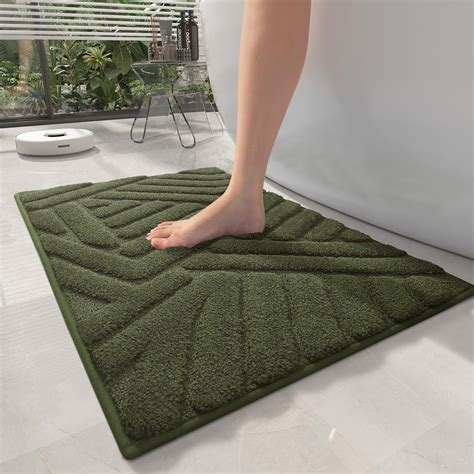 Olive Green Bath Mat