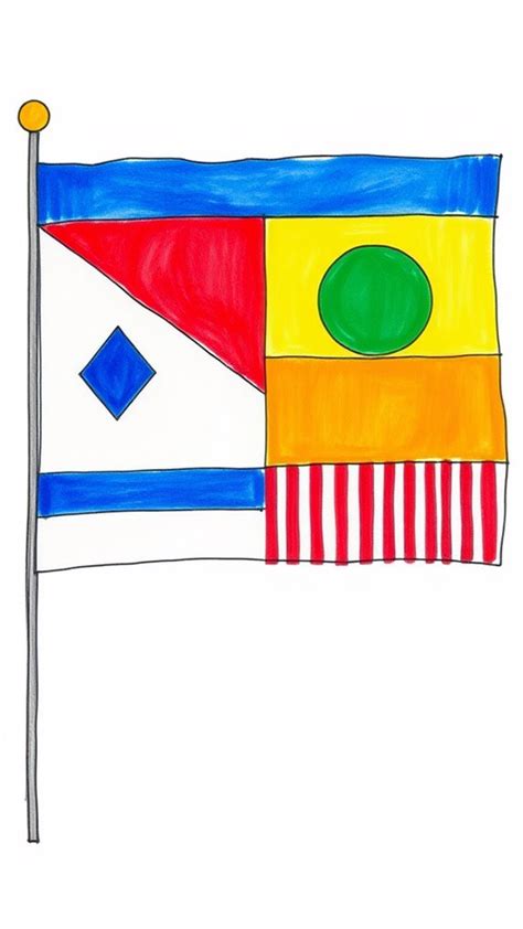 12 Creative Flag Drawing Ideas To Inspire Your Art