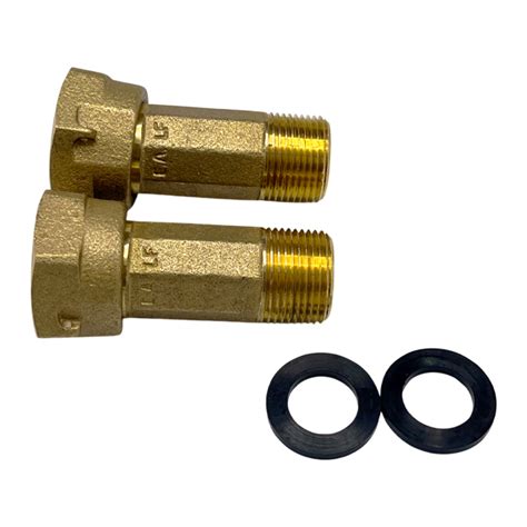 34 Mip X 1 Fip Water Meter Coupling Pair Lead Free Wal Rich