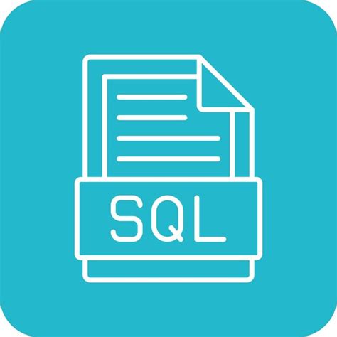 Sql Icon Premium Vector
