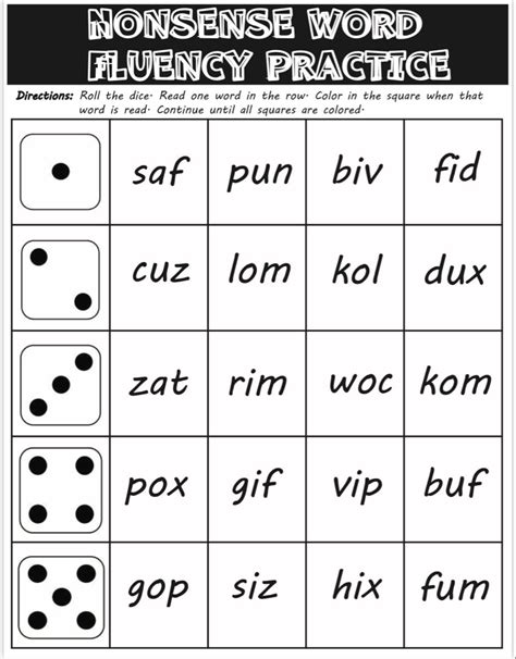 Nonsense Word Fluency Practice Artofit