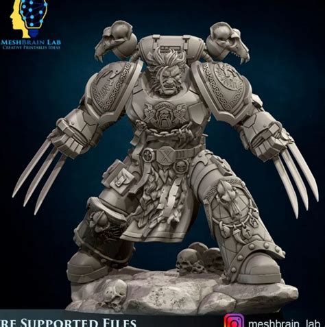 Marine Logan Wolf Free High Quality Models