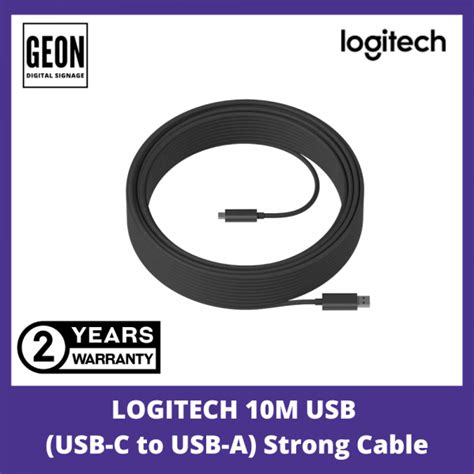 Logitech 10m Usb Usb C To Usb A Strong Cable Geon Asia